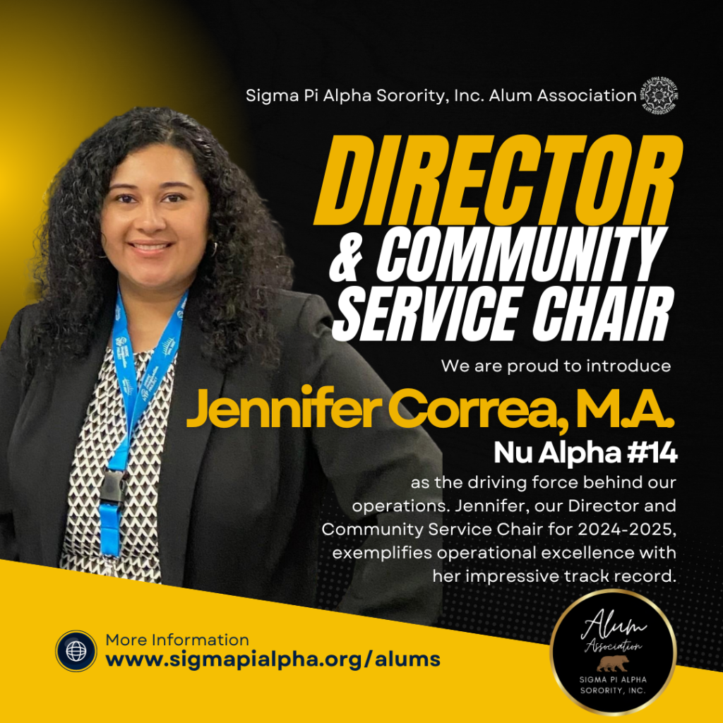 AA Board 2024 - 2025 - Sigma Pi Alpha Sorority, Inc.